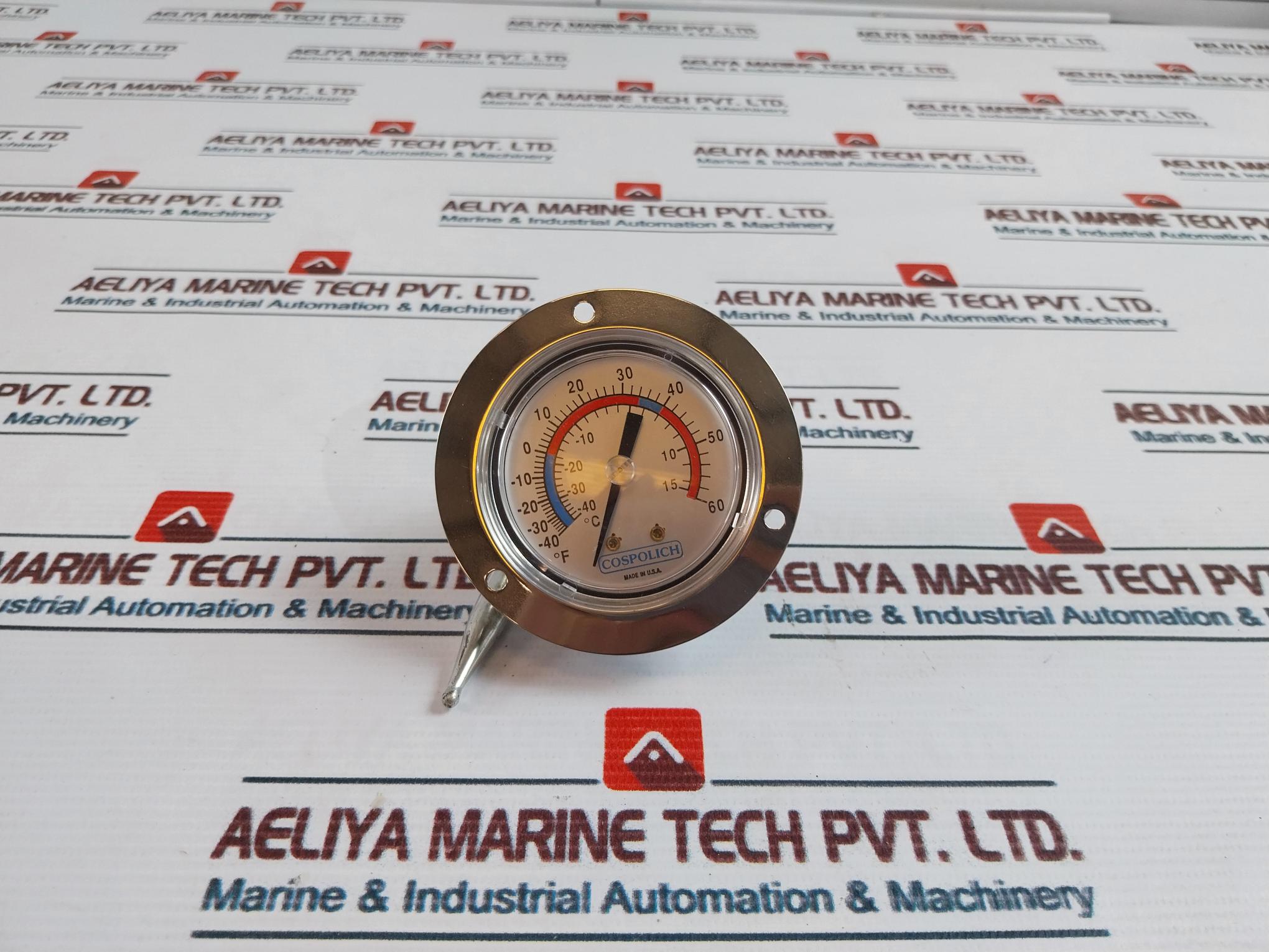 Cospolich -40 To 15°C Thermometer -40 To 60°F – Aeliya Marine Tech