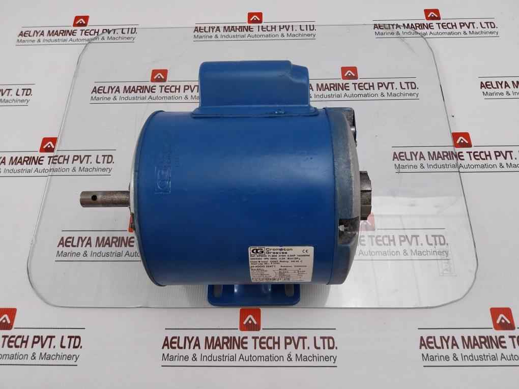Crompton Greaves Gf6434 Single Phase Ac Electric Motor 1425 Rpm 220 ...