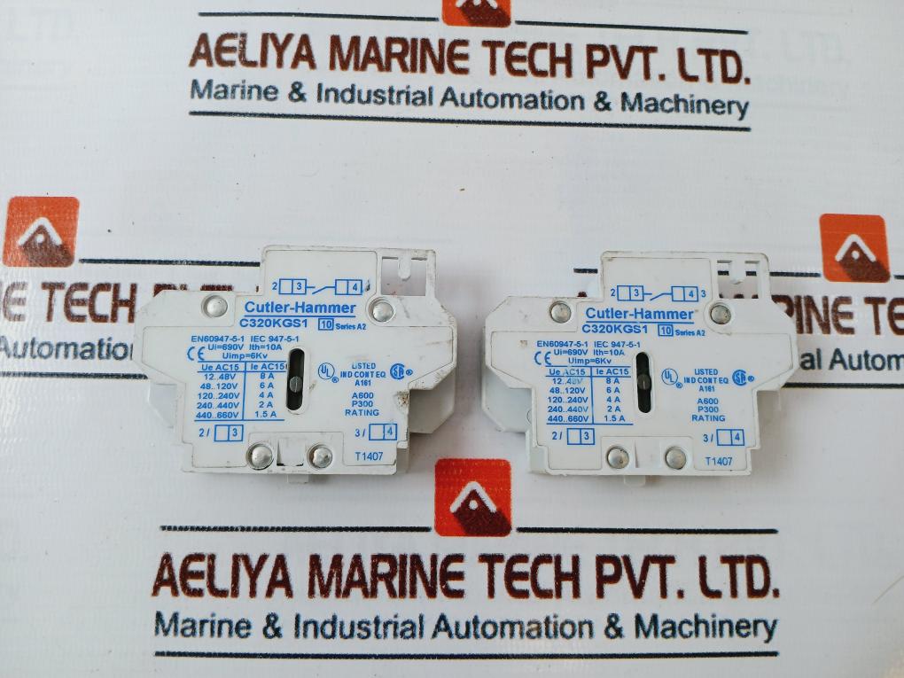 Cutler-hammer C320Kgs1 Auxiliary Contact Series A2 – Aeliya Marine Tech®