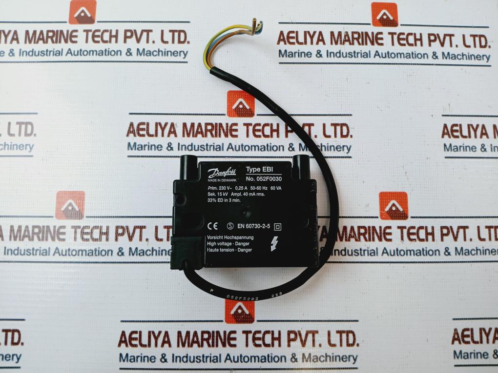 Danfoss Ebi Ignition Transformer Unit 50/60Hz – Aeliya Marine Tech