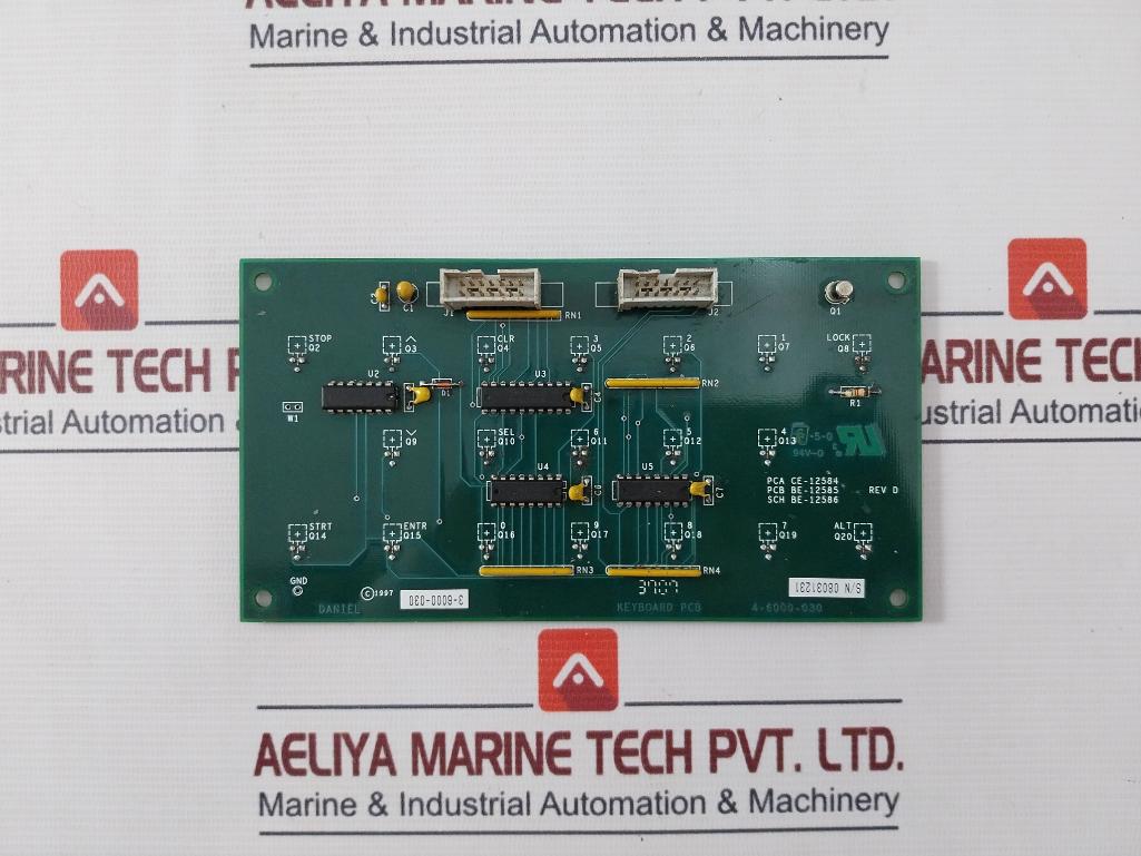 Daniel 4-6000-030 Printed Circuit Board For Keyboard 94V-0 Rev.D ...