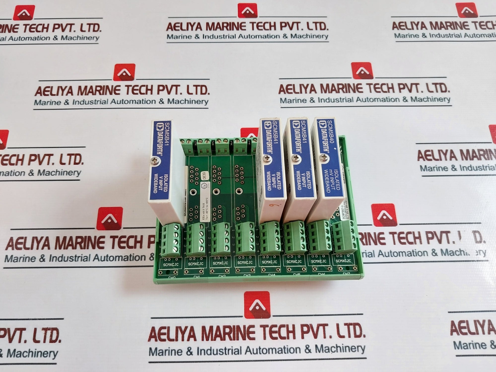 Dataforth Scmpb07-3 8 Channel Backpanel W/Analog Voltage Input Module – Aeliya Marine Tech