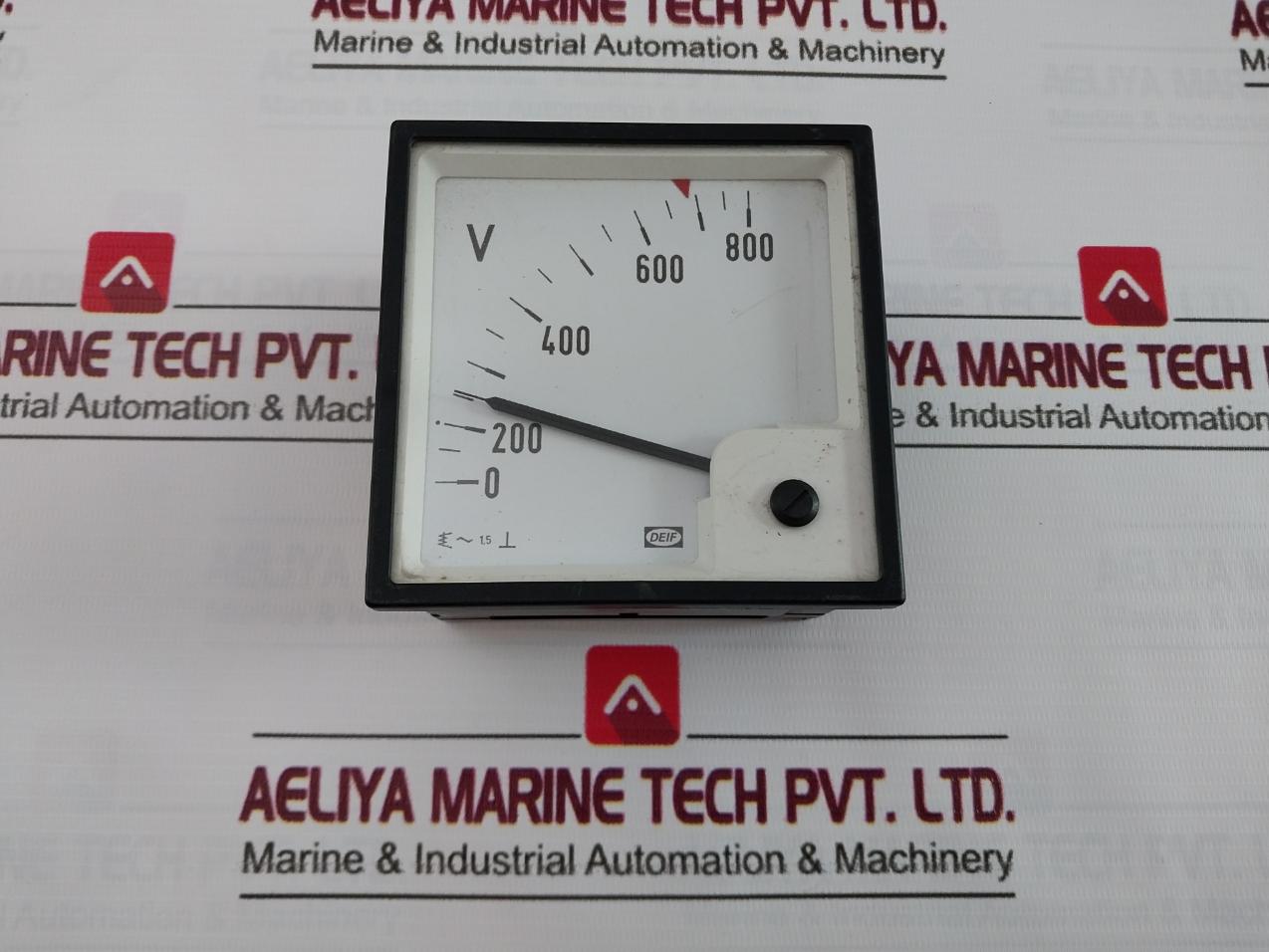 Deif Eq96-x Analog Voltmeter 600V Max 0-800V – Aeliya Marine Tech