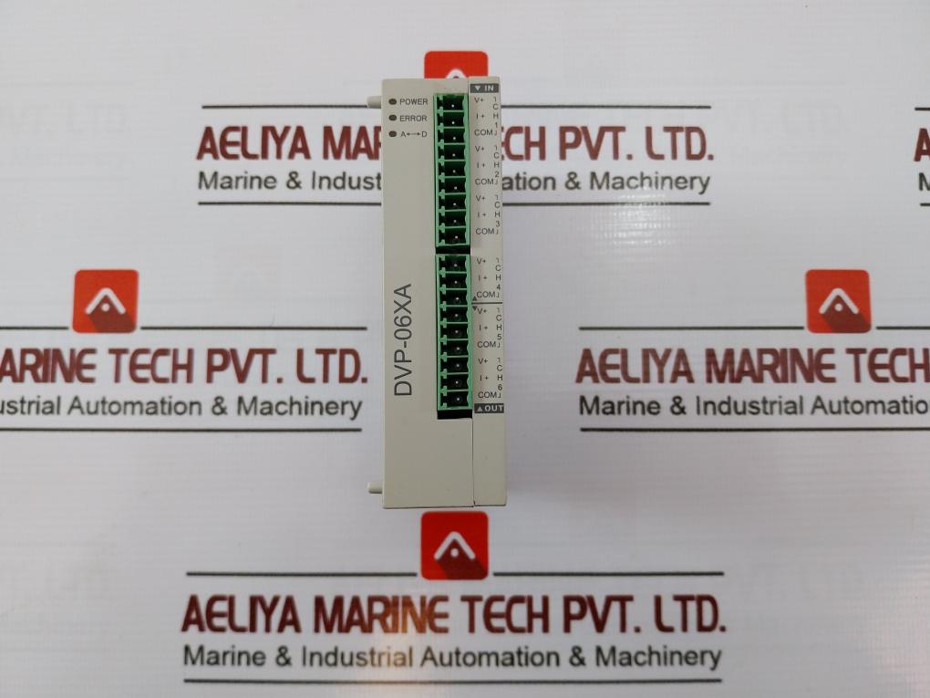 Delta Dvp06Xa-s Analog Input/Output Module, 24Vdc 2W – Aeliya Marine Tech