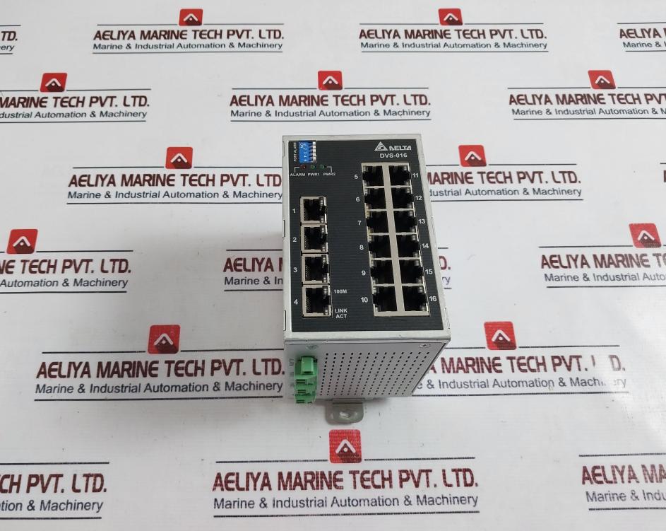 Delta Dvs-016W01 Unmanaged 16 Industrial Ethernet Switch Class 2 ...