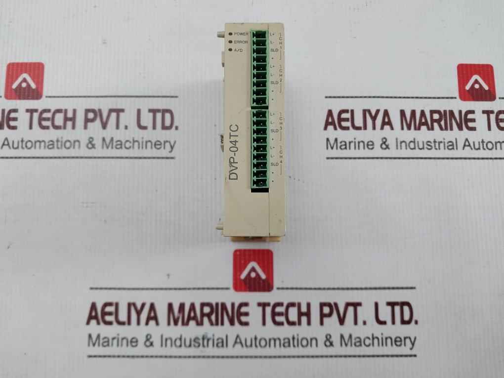 Delta Electronics Dvp04Tc-s Plc Temperature Measurement Module 24Vdc 2W ...