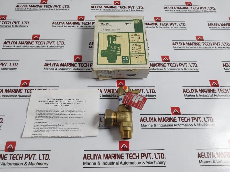 Durgo 0640 Safety Valve With External Pipe Thread – Aeliya Marine Tech