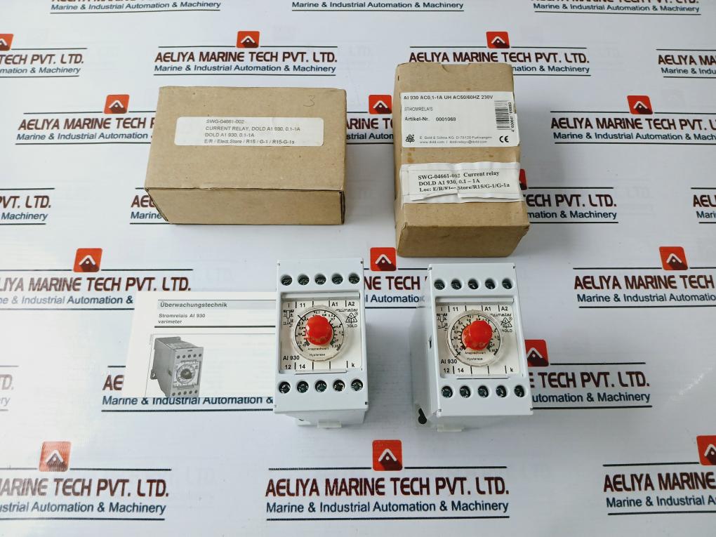 E.Dold & Sohne Ai 930 Varimeter Power Relay A1/A2 Ac 230V 50/60Hz ...