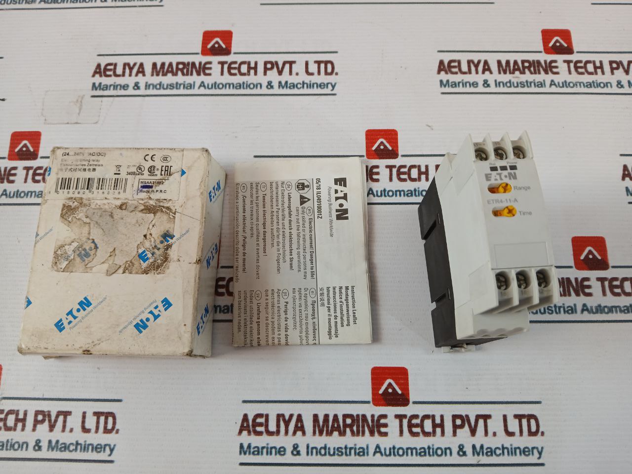 Eaton Etr4-11-a Electronic Timing Relay 50/60Hz – Aeliya Marine Tech