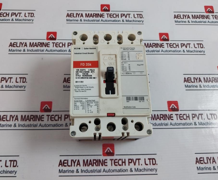 Eaton Fd 35K Industrial Circuit Breaker – Aeliya Marine Tech