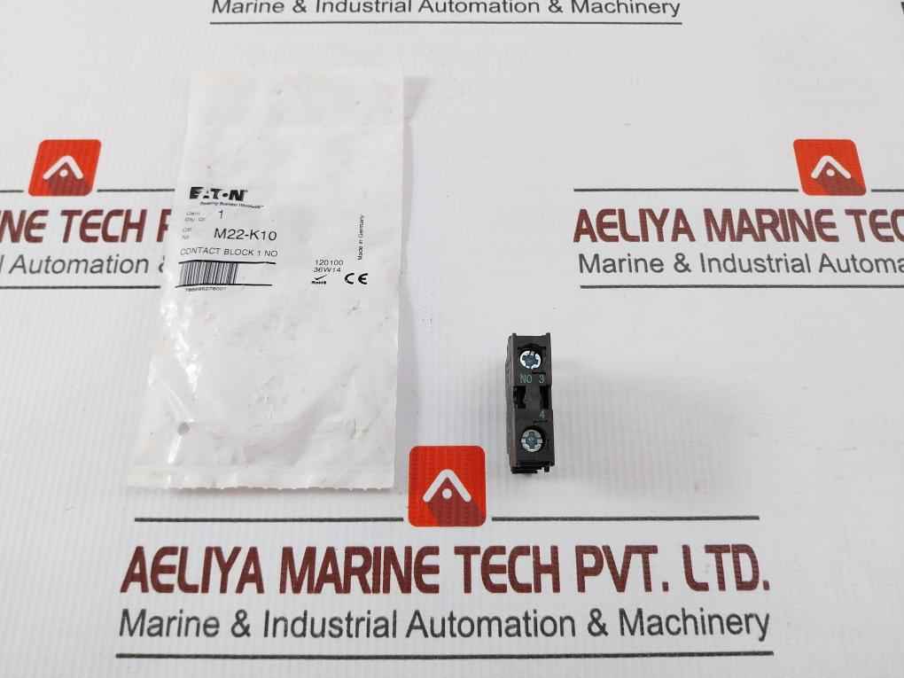 Eaton M22-k10 Contact Block 6kv 500v 5a 600vac