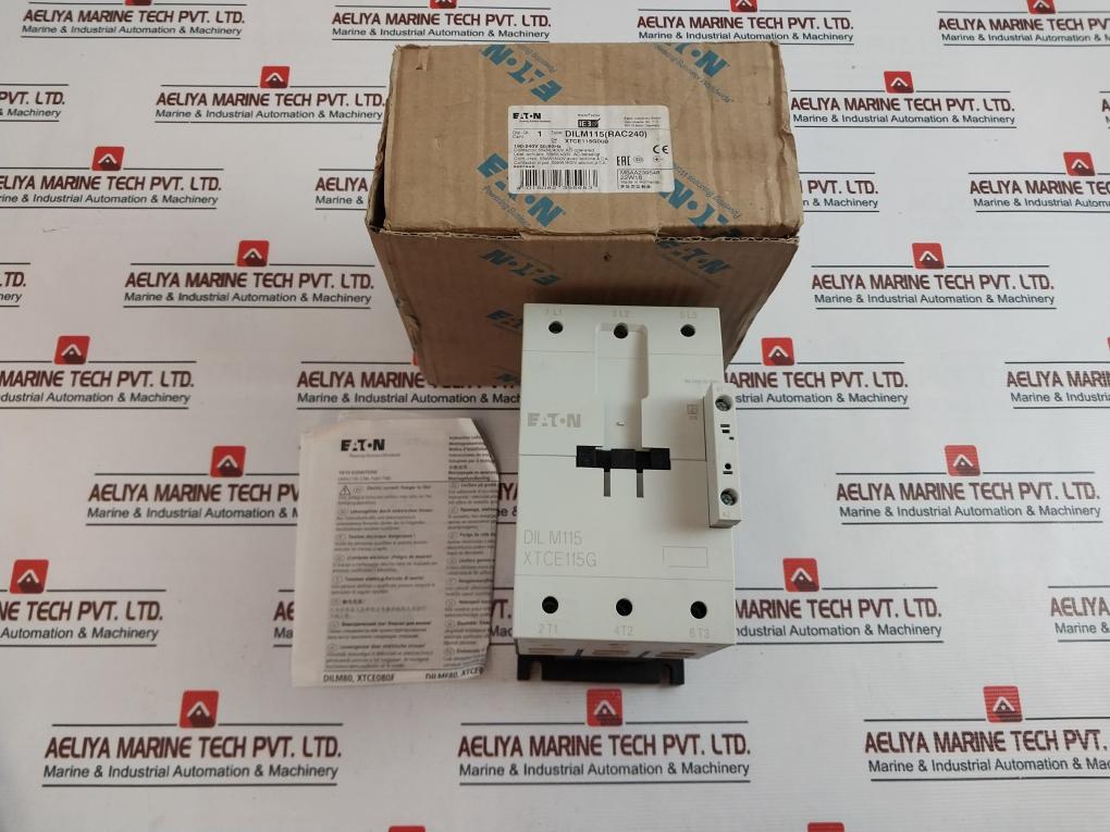 Eaton Xtce115G Contactor 55Kw/ 400V Ac Operated Dilm115 (Rac240 ...