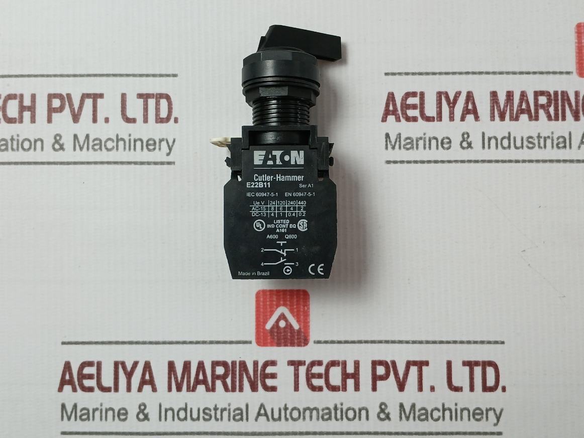 Eaton E22B11 Pushbutton Contact Block – Aeliya Marine Tech