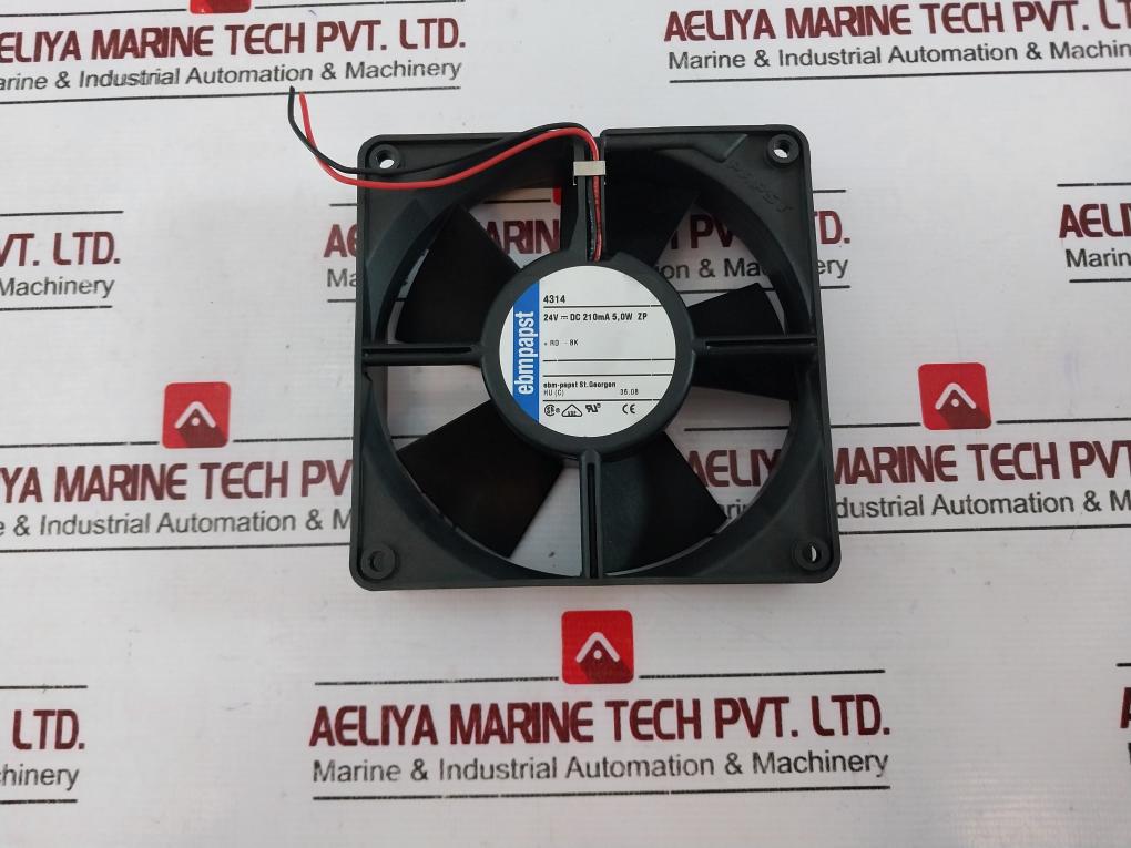 Ebmpapst 4314 Fan - 24v Dc, 210ma, 5.0w Wire Cabinet Cooling Fan ...