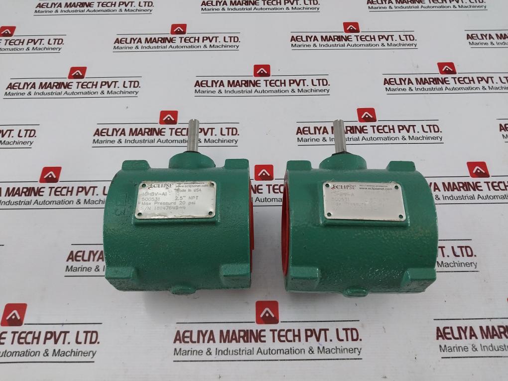 Eclipse 10hbv-a Butterfly Valve 500531 77-22 Max Pressure 20 Psi ...