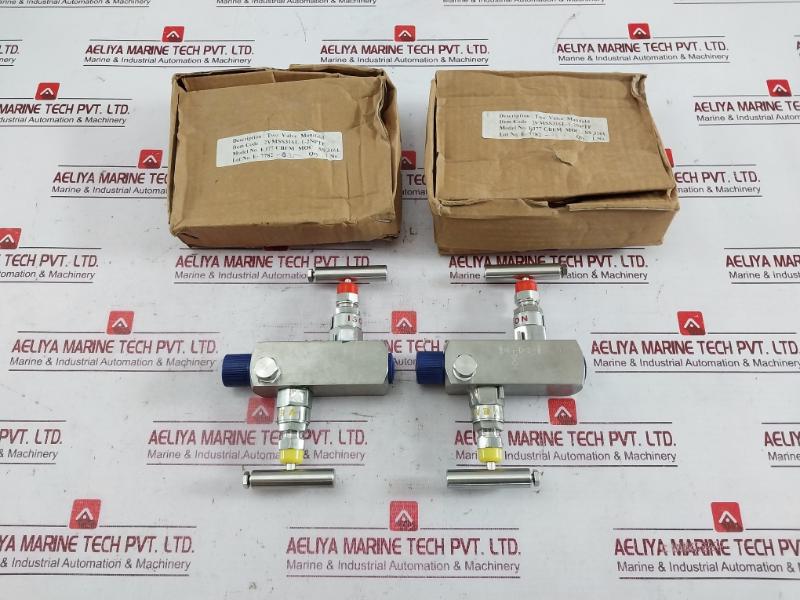 Excelock 2Vmss316L-1-2Nptf Two Valve Manifold E377 Cb Fm Ss 316L ...