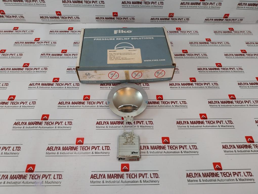 Fike Axius Bt Rupture Disc 3" 316l 6.50 Barg 22°c – Aeliya Marine Tech