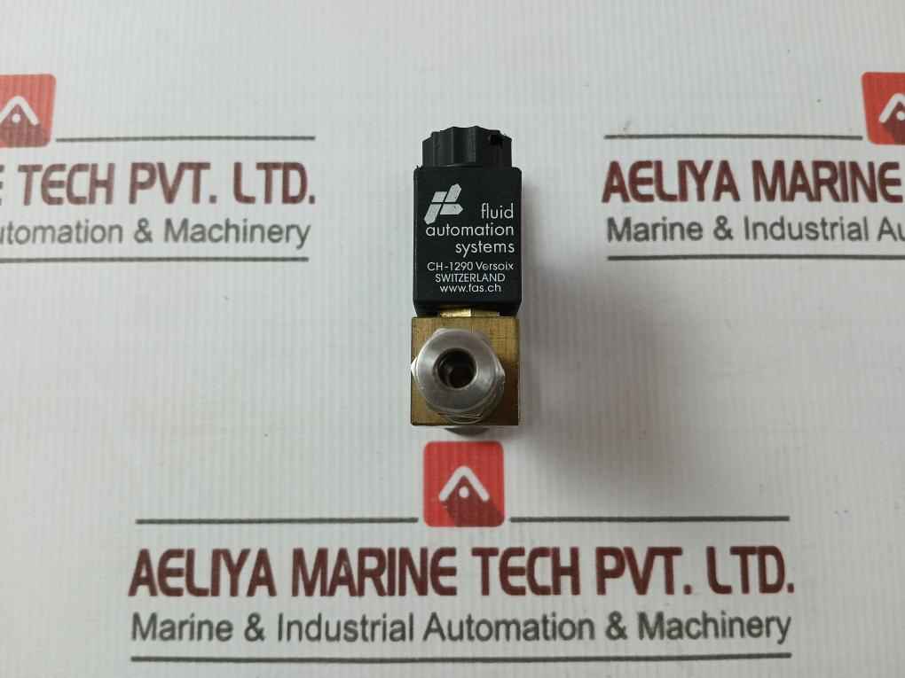 Fluid Automation Systems 24V Solenoid Valve 3.8W 09-211-101020 - Aeliya ...