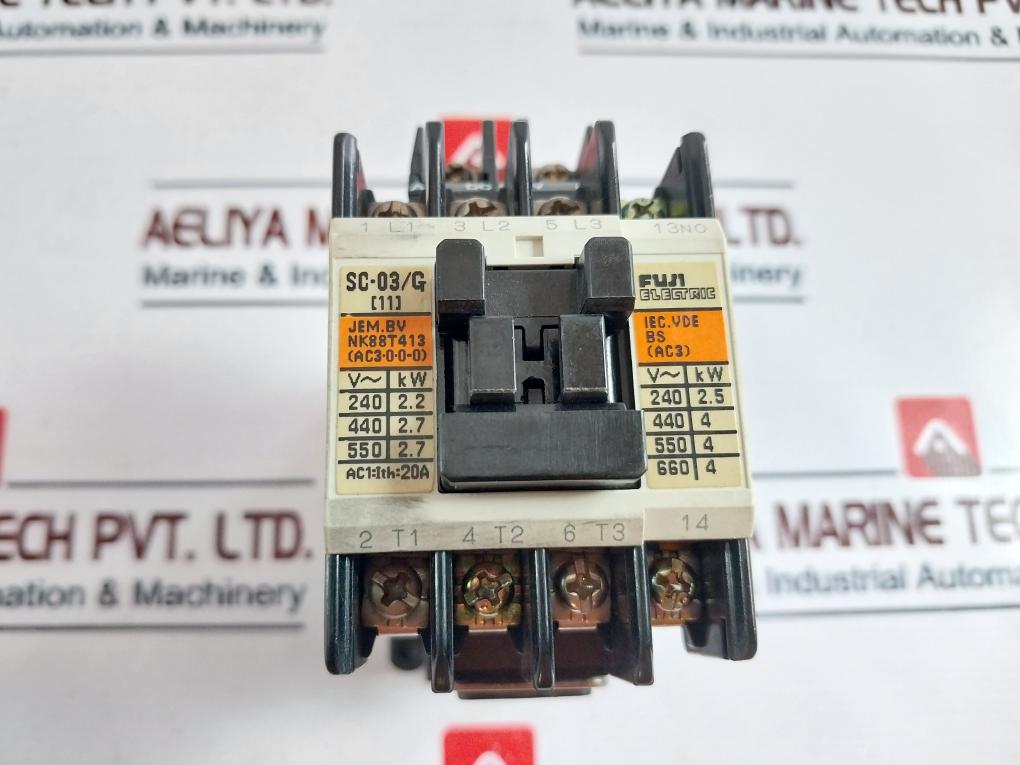 Fuji Electric Sc-03/G [11] Magnetic Contactor Sc-03/G Dc 24V – Aeliya ...