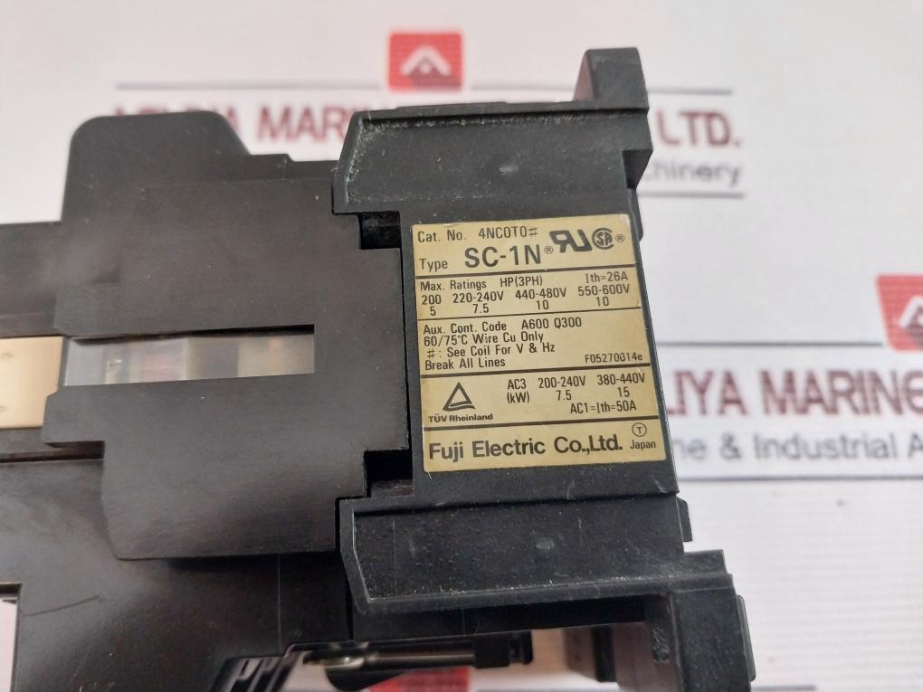Fuji Electric Sc-1N [26] Magnetic Contactor – Aeliya Marine Tech