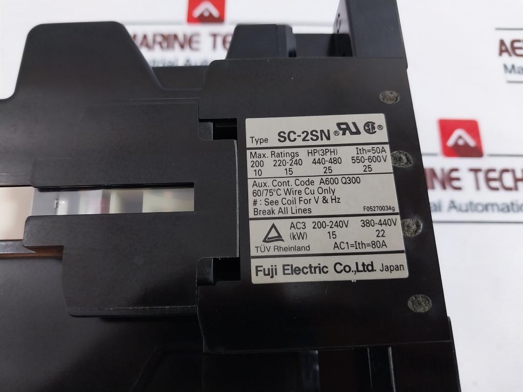 Fuji Electric Sc-2Sn [50] Magnetic Contactor 50/60Hz – Aeliya Marine Tech
