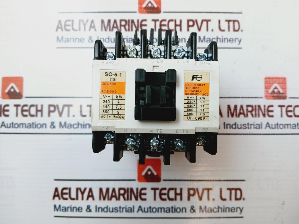 Fuji Electric Sc-5-1 Magnetic Contactor 50/60Hz – Aeliya Marine Tech