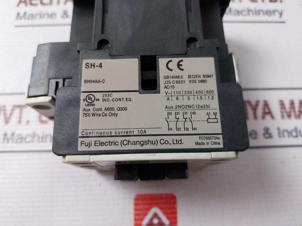 Fuji Electric Sh-4 Contactor Relay Sh04Aa-c – Aeliya Marine Tech®