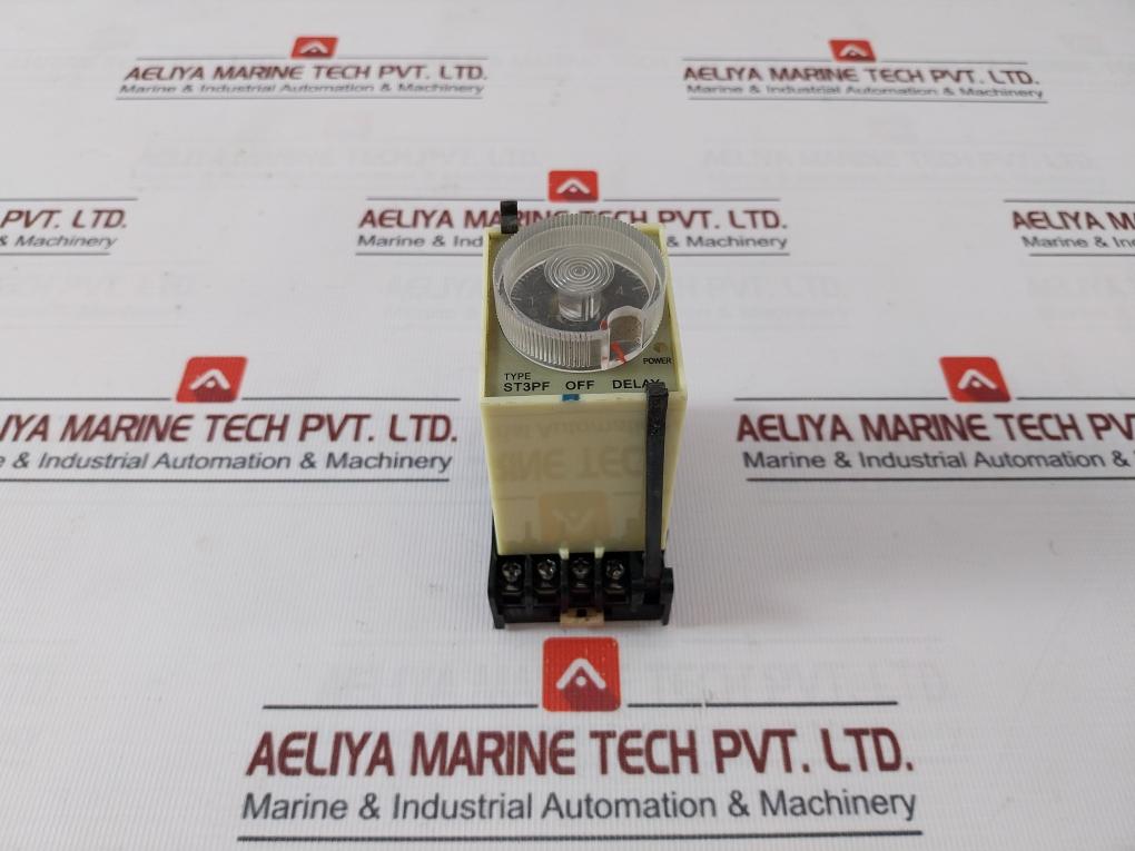 Fuji Electric St3Pf Off Delay Timer With Base 110 Vac 50/60 Hz 5A 300V ...