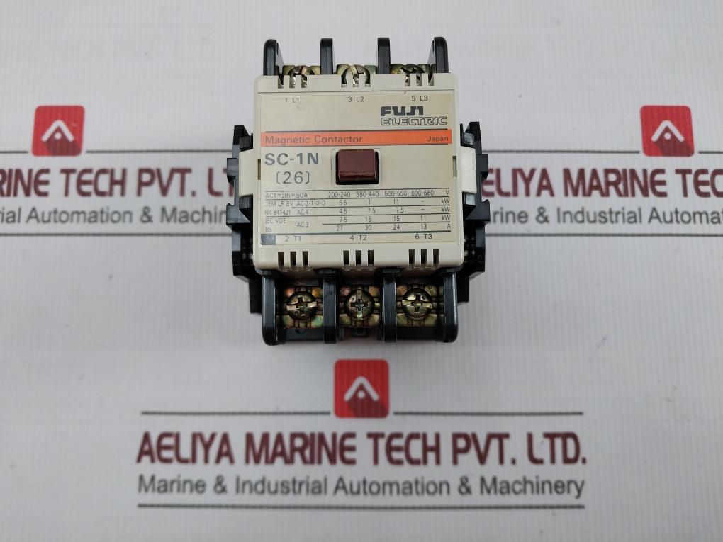 Fuji Electric Sc-1N [26] Magnetic Contactor 400-440V 60Hz 50A – Aeliya ...