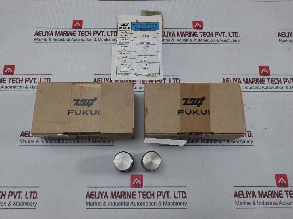 Fukui Seisakusho Sl631(T) Safety Valve Sus304 2½*J*4 - Aeliya Marine Tech