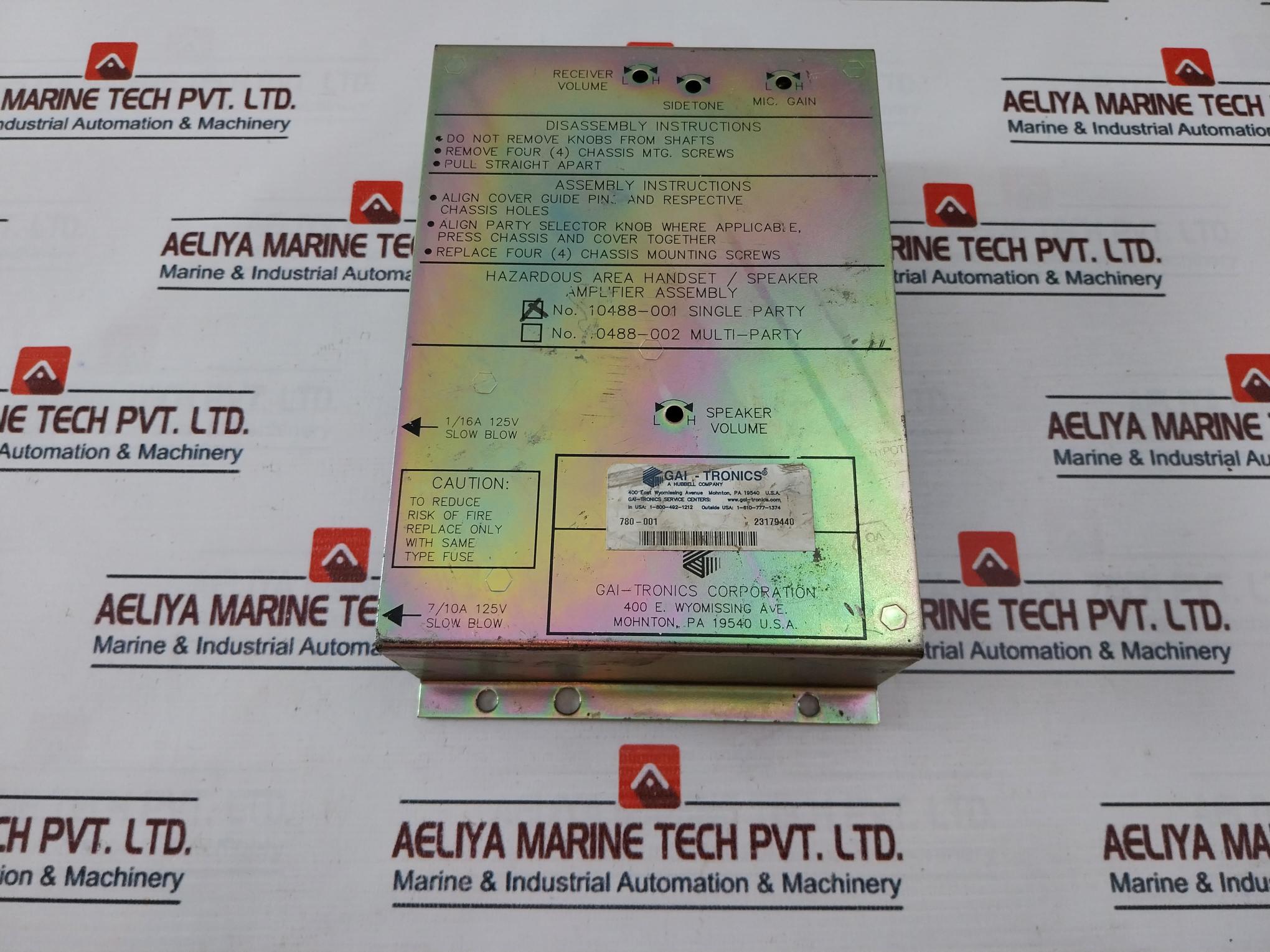 Gai-tronics 10488-001 Speaker Amplifier Assembly – Aeliya Marine Tech