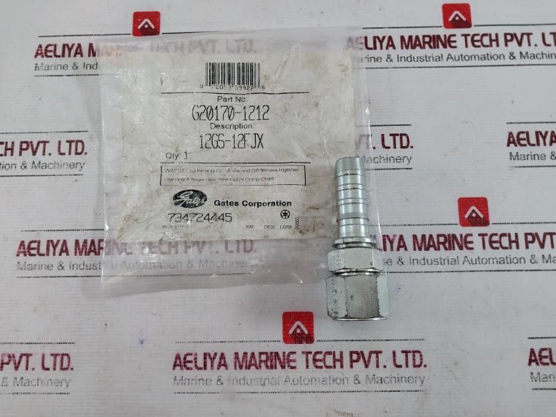 Gates 12Gs-12Fjx Hydraulic Hose Fitting G20170-1212, 734724445 – Aeliya ...