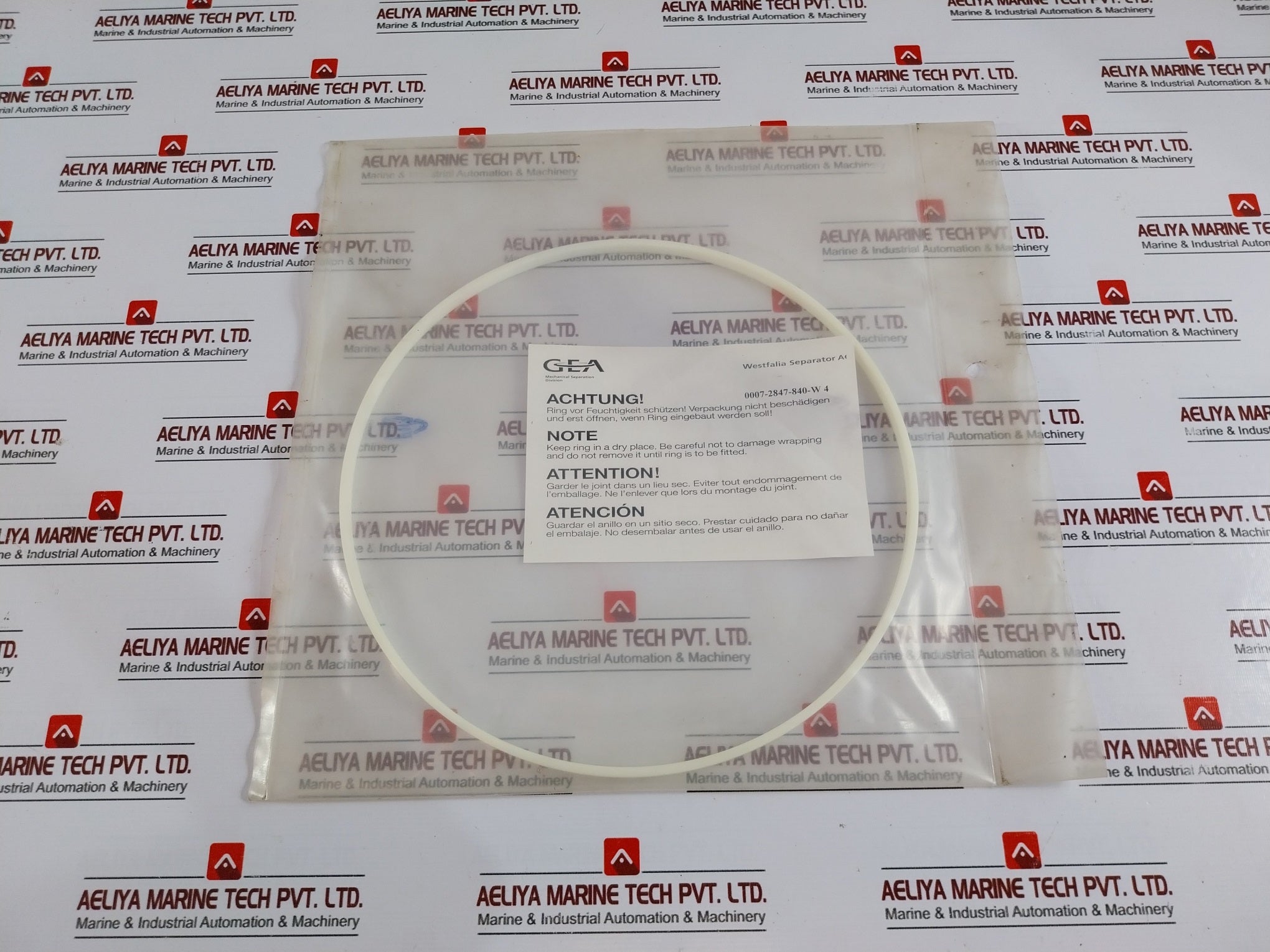 Gea Westfalia 0007-2847-840-w 4 Gasket Seal Ring – Aeliya Marine Tech