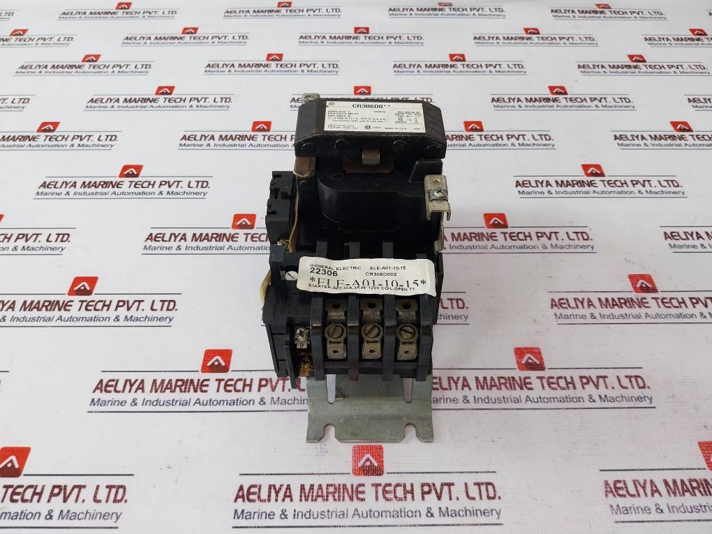 General Electric Cr306d002 Nema Size 2 Starter 45 A 120v Ac Coil ...