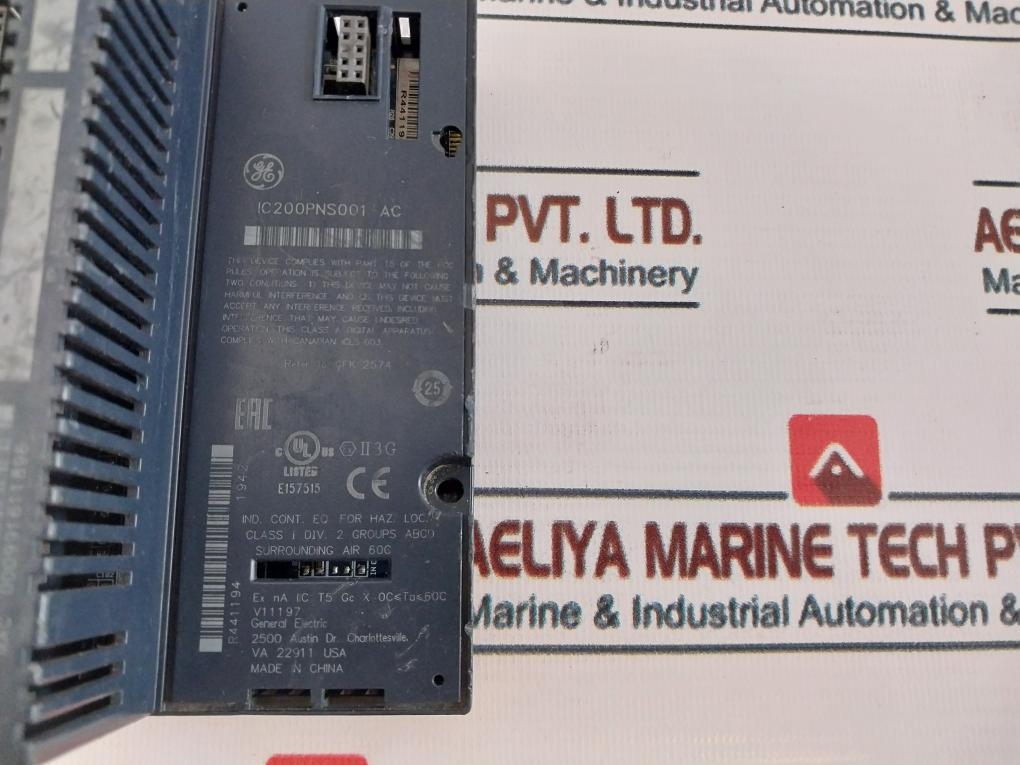 General Electric Ic200pns001-ac Network Interface Unit – Aeliya Marine Tech