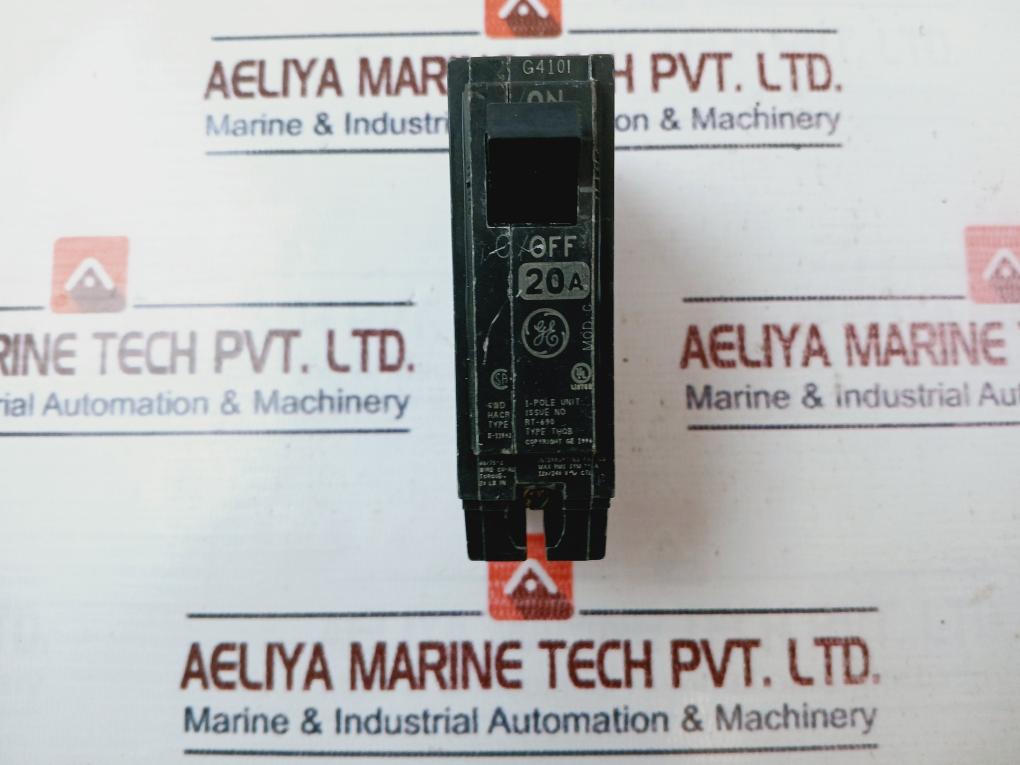 General Electric Rt-690 Circuit Breaker Swd 1-pole Unit 60/75C 10Ka 12 ...