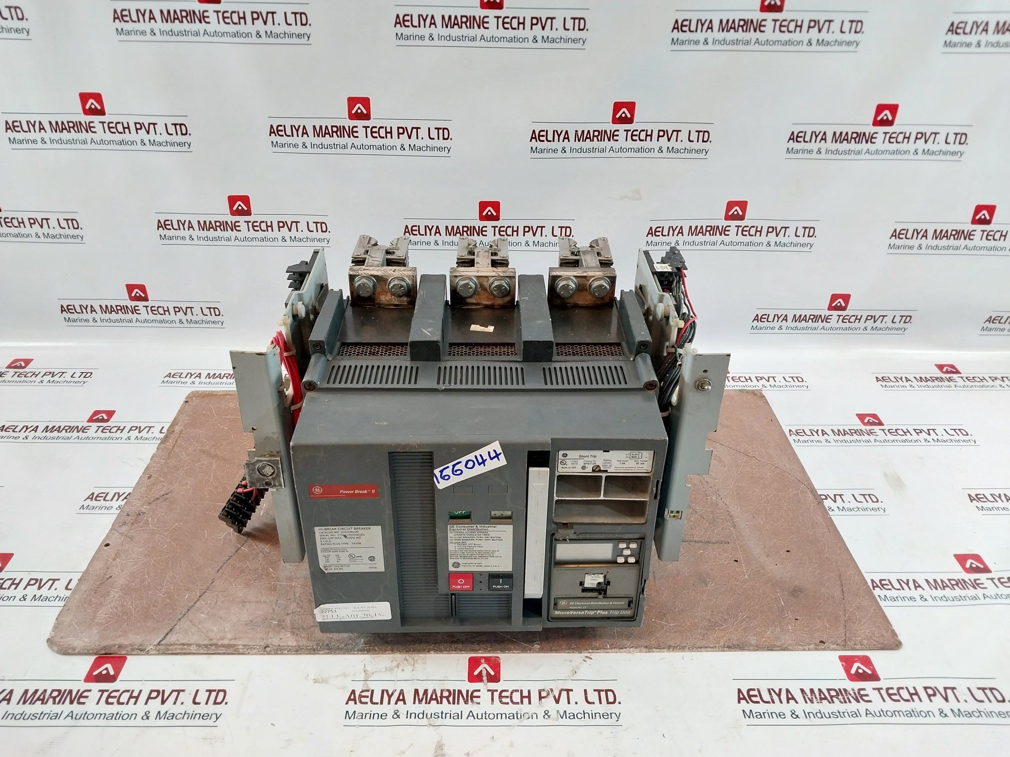 General Electric Shd20B220 3-pole Power Break Ii Circuit Breaker 600V ...