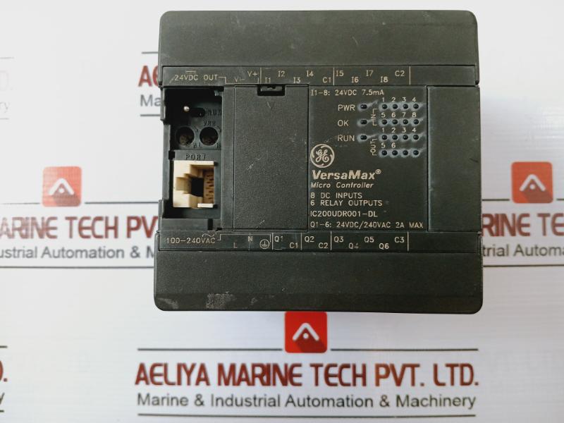 General Electric Versamax Ic200Udr001-dl Micro Controller 100-240Vac 2 ...