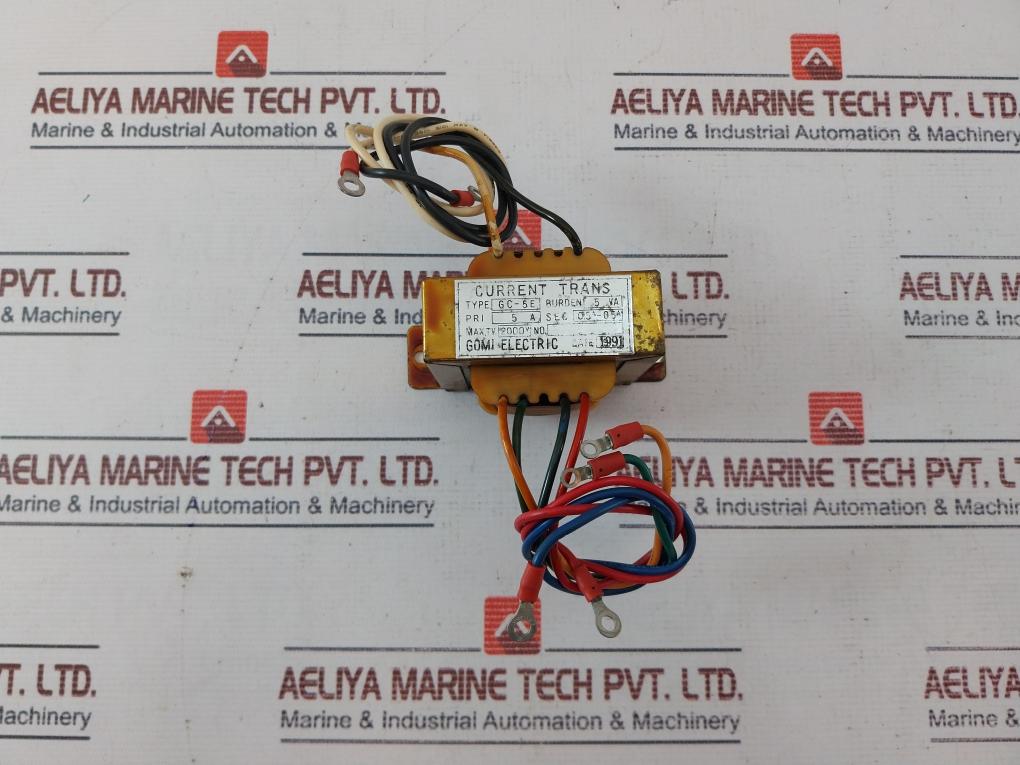 Gomi Electric Gc-5E Current Transformer 2000V – Aeliya Marine Tech