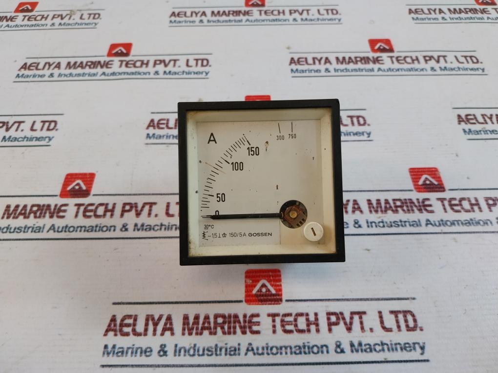 Gossen 150/5A Analog Ammeter 0-150/750 A – Aeliya Marine Tech