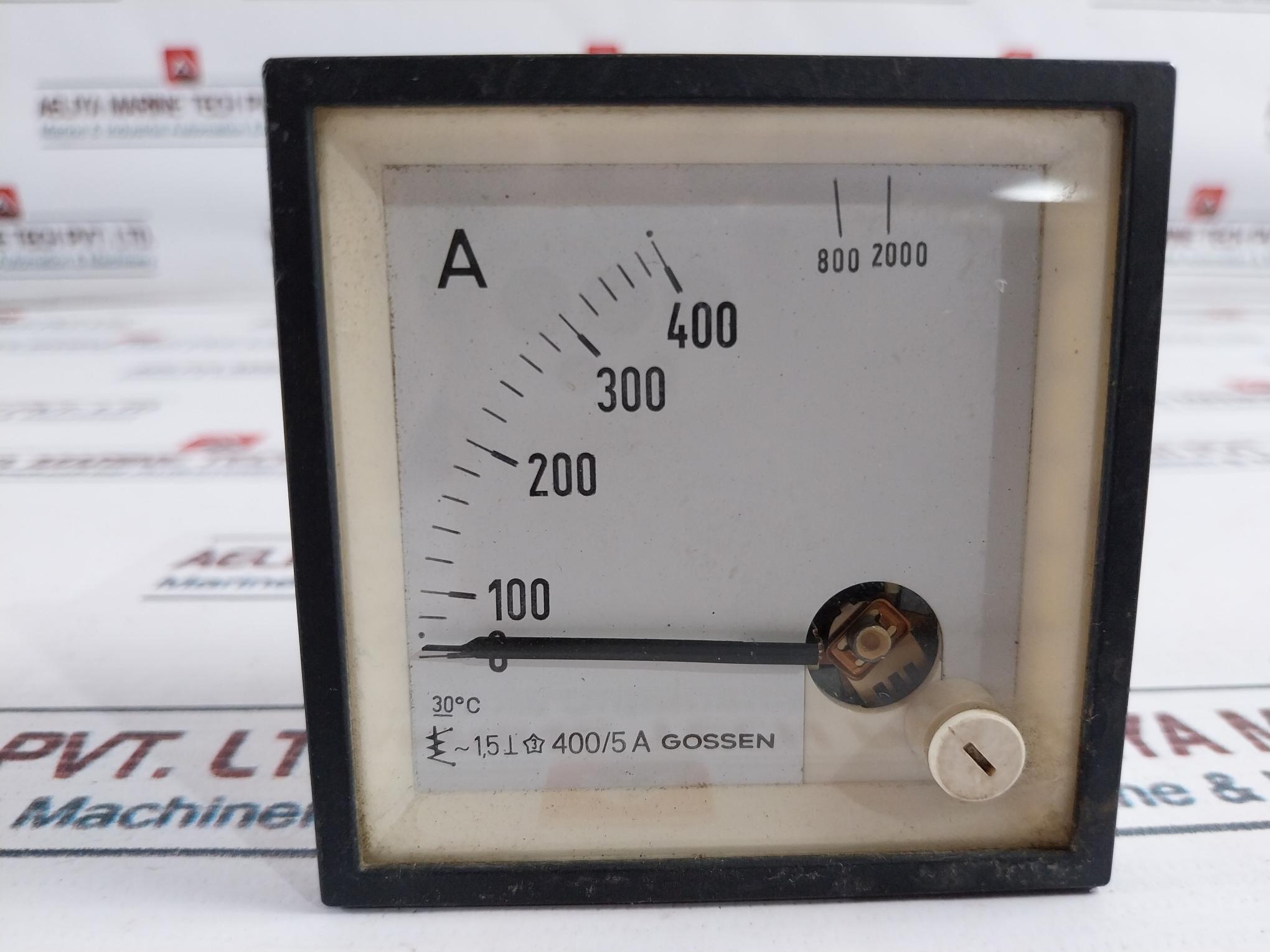 Gossen 400/5A Ammeter 0-400/2000A – Aeliya Marine Tech