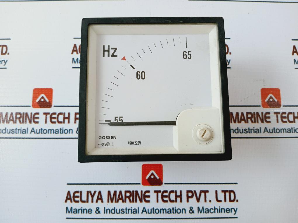 Gossen 55-65 Hz Frequency Meter 450/220V – Aeliya Marine Tech