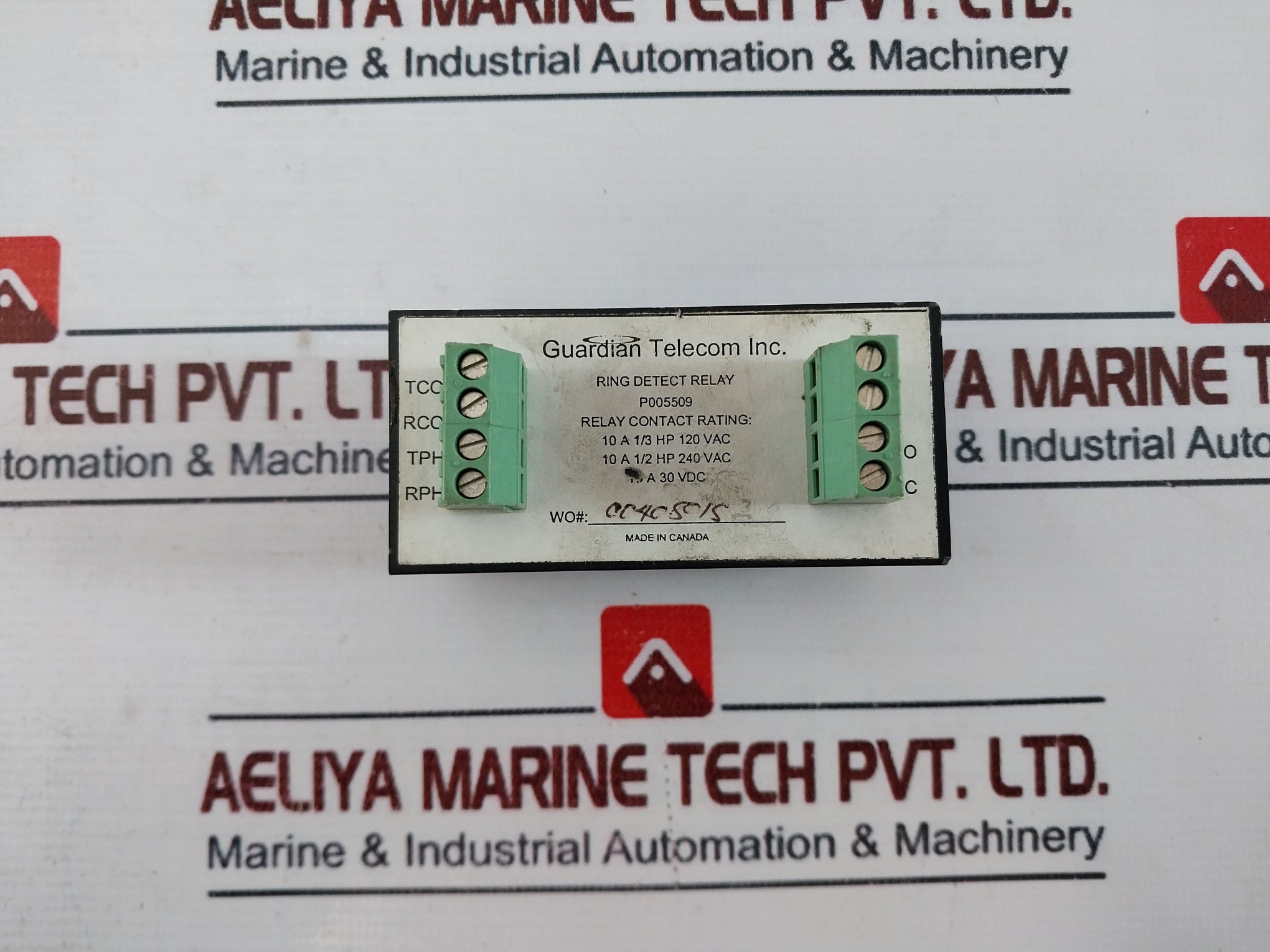 Guardian Telecom P005509 Ring Detect Relay 10a 120-240vac 30vdc ...