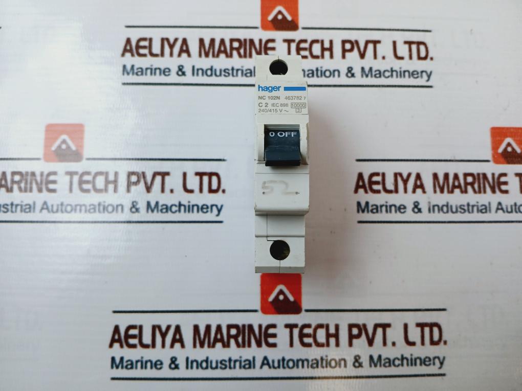 Hager Nc 102N Circuit Breaker – Aeliya Marine Tech