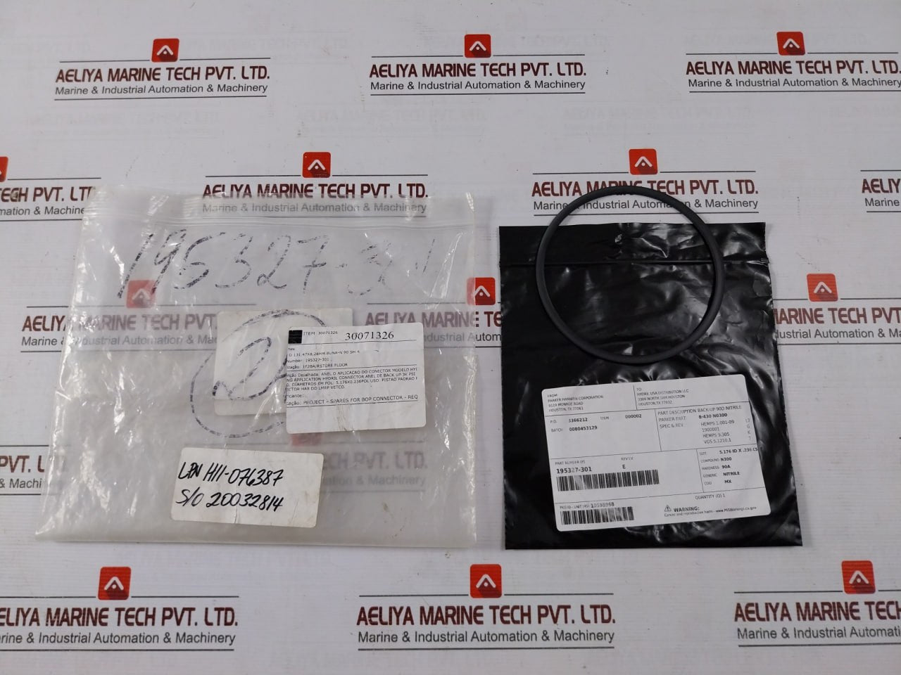 Hydril 195327-301 Back-up 90D Nitrile O-ring 5.176 Id X.236 Cs 90A ...