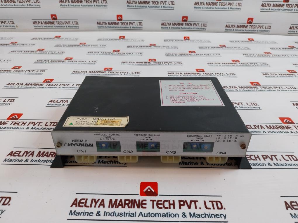 Hyundai Heem-2 Motor Auto Control Unit Msu-112C – Aeliya Marine Tech