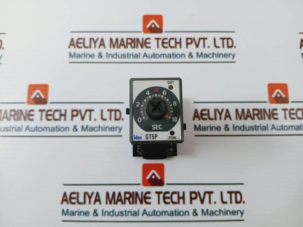 Idec Gt5P-n Electronic Timer With Base Sr2P-05B – Aeliya Marine Tech®