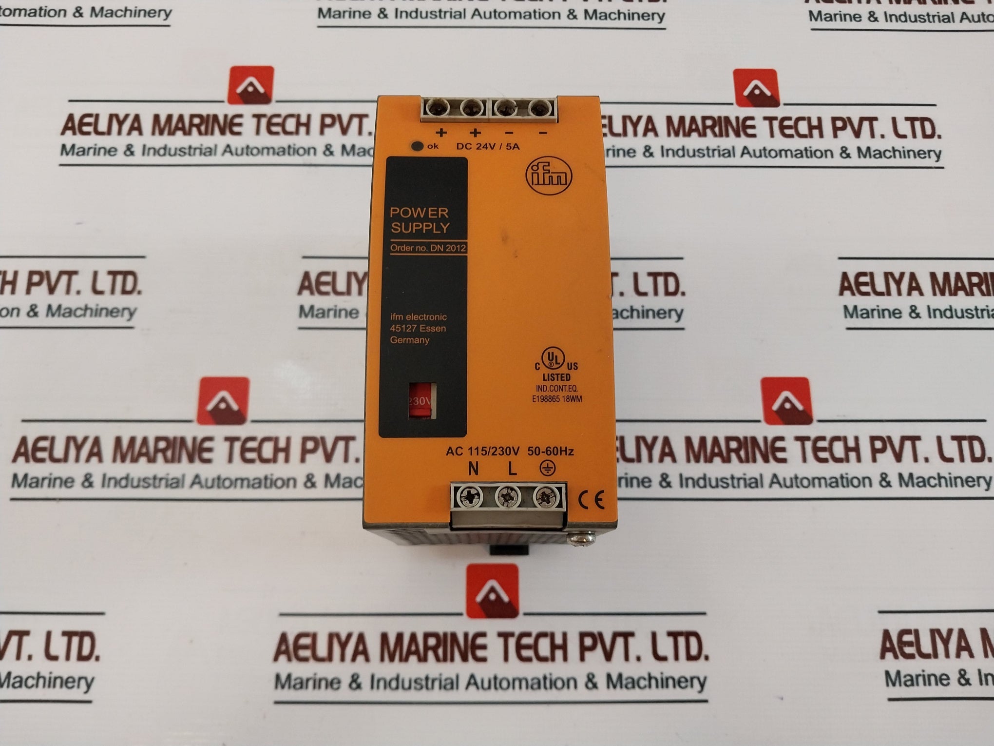 Ifm Electronic Dn2012 Power Supply Dc 24V/5A Ac 115/230V 50-60Hz ...