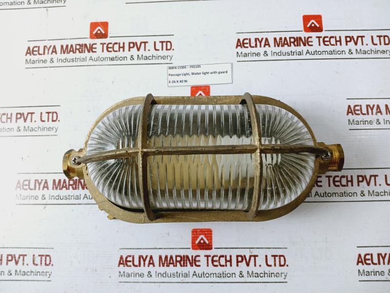 Impa 792101 Water Passage Light With Guard E-26 X 40 W – Aeliya Marine Tech