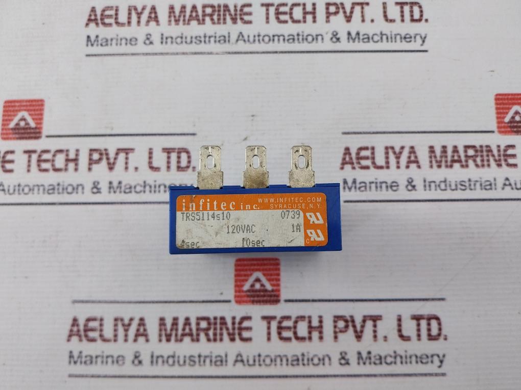 Infitec TRS5114s10 Time Delay Relay 120VAC 1A 4-10Sec – Aeliya Marine Tech